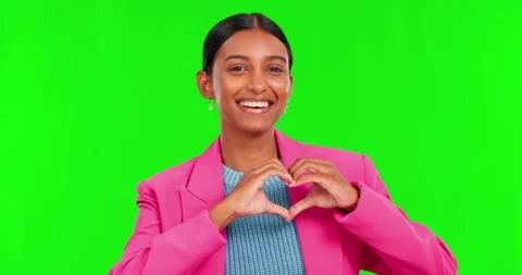 Heart, love and sign language, Indian wo... | Stock Video | Pond5