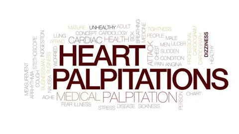 Heart palpitations animated word cloud, ... | Stock Video | Pond5