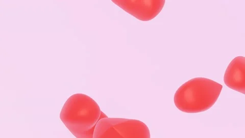 Heart particles, looping animation, spin... | Stock Video | Pond5