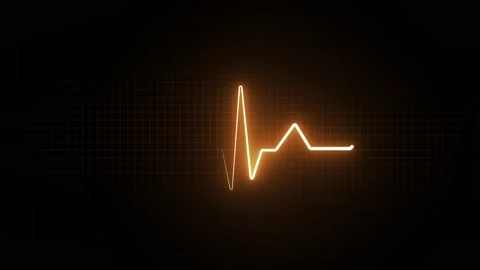 Heart Rhythm Background 4K Heartbeat mon... | Stock Video | Pond5