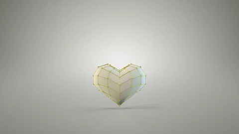 Heart shape are jumping loopable 3D rend... | Stock Video | Pond5