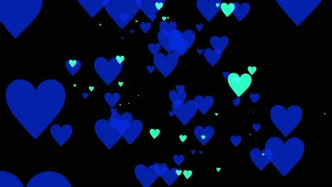 Heart shape CG particle animation motion... | Stock Video | Pond5