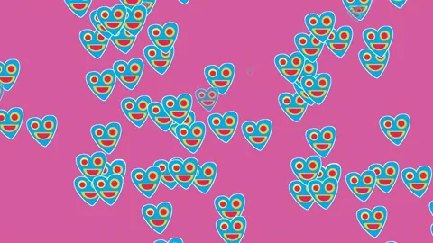 Heart shape love symbol cartoon animatio... | Stock Video | Pond5
