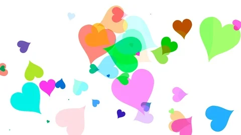 Heart Symbol Popping Up Seamless Loop Mo... | Stock Video | Pond5