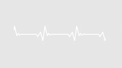 Heartbeat Pulse Rate animation Alpha cha... | Stock Video | Pond5