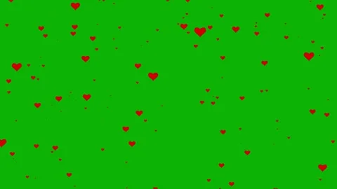 Hearts Falling Animation Stock Video Footage | Royalty Free Hearts ...