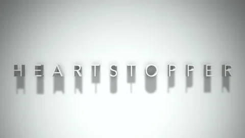 heartstopper 3D title animation white te... | Stock Video | Pond5