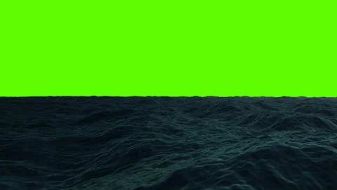 Green Screen Ocean Stock Video Footage | Royalty Free Green Screen ...