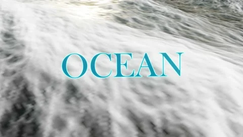 Heavy ocean waves in the background and ... | Stock Video | Pond5