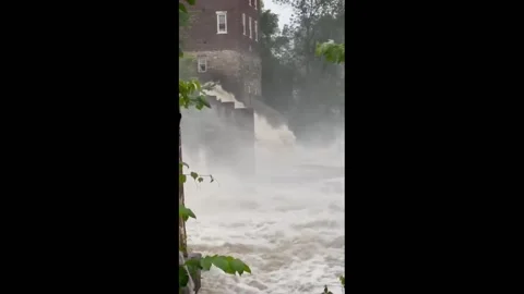 Heavy Rainfall, Dangerous Flooding Conti... | Stock Video | Pond5