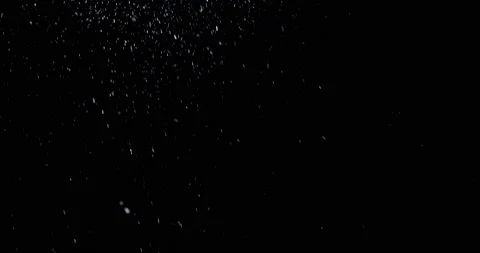 Heavy Start. Isolated snow falling on bl... | Stock Video | Pond5