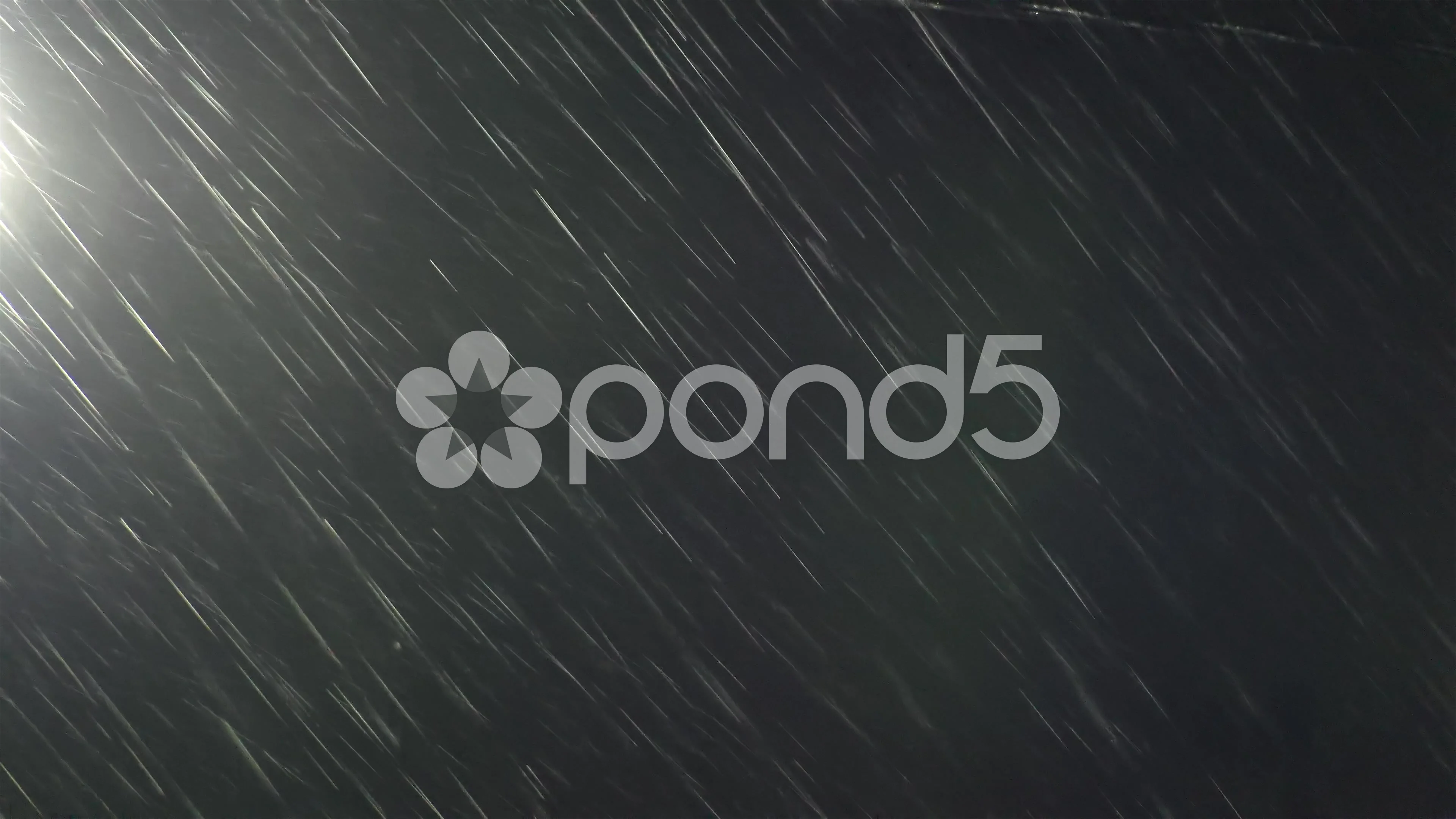 Black And White Rain Storm