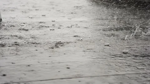 Rain Splash Stock Video Footage | Royalty Free Rain Splash Videos | Pond5
