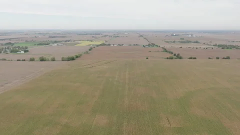 Hectares of land at the farm used as cor... | Stock Video | Pond5