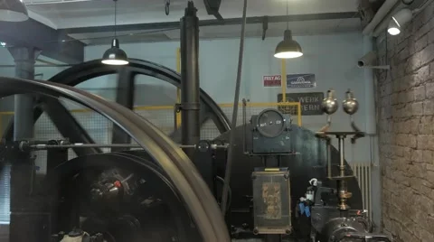 Heidelberg funicular machine room overvi... | Stock Video | Pond5