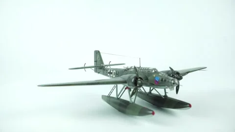 Heinkel He 115 Model German Naval Aircra... | Stock Video | Pond5