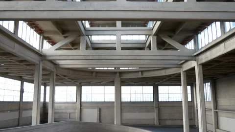 Helical ramp to reach the Lingotto track | Stock Video | Pond5