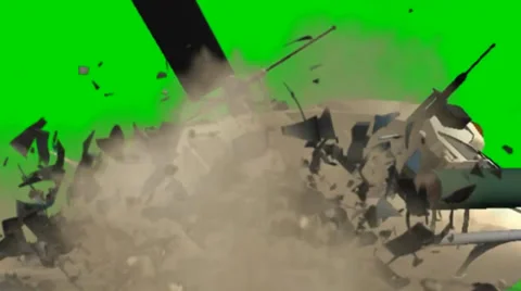 Plane Crash Green Screen Stock Videos – Royalty-Free HD & 4K Videos