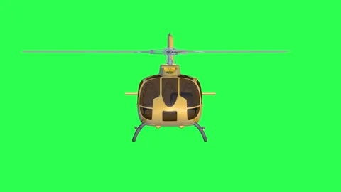 Helicopter green screen loop.From the fr... | Stock Video | Pond5
