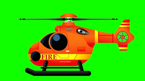 Helicopter hand-drawn animated. | Stock Video | Pond5
