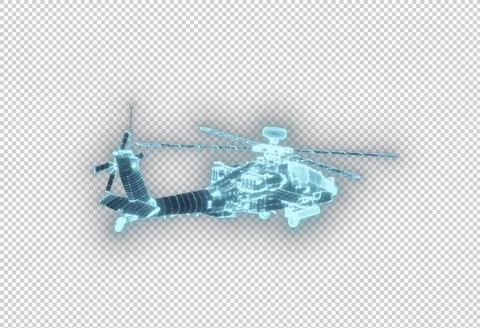 Helicopter Military HUD with Alpha Chann... | Stock Video | Pond5