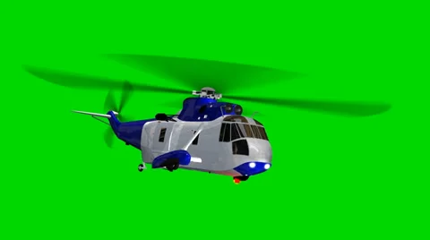 Green Screen Helicopter Stock Video Footage | Royalty Free Green Screen ...
