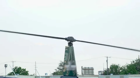 Helicopter Blades Spinning Up Stock Footage ~ Royalty Free Stock Videos ...