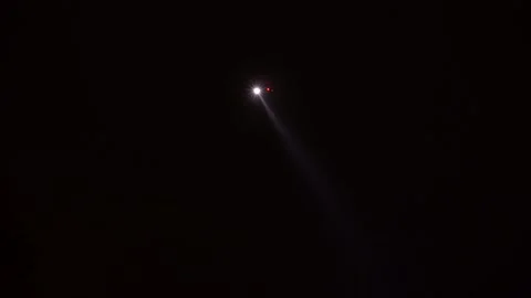 Helicopter Spotlight Stock Video Footage | Royalty Free Helicopter ...