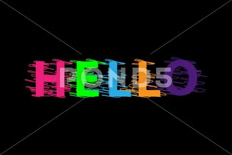 Hello texture background design: Royalty Free #251286426