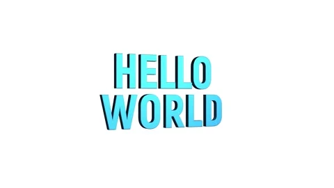 Hello World! Stock Videos – Royalty-Free HD & 4K Videos | Pond5