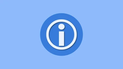 Help desk icon blue color simple shape c... | Stock Video | Pond5