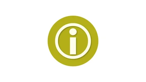 Help desk icon yellow color simple shape... | Stock Video | Pond5