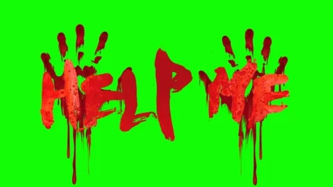 help me animations green screen | Stock Video | Pond5