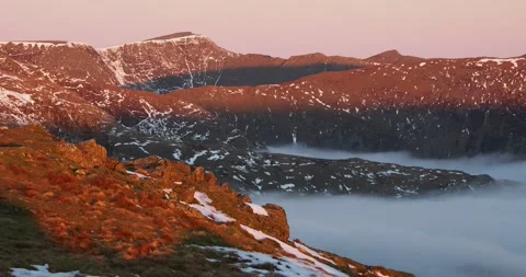 The Helvellyn mountain range with Stridi... | Stock Video | Pond5