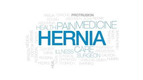 Hernia animated word cloud, text design ... | Stock Video | Pond5
