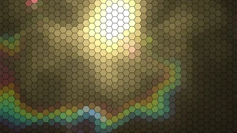 Hex grid animation abstract background | Stock Video | Pond5