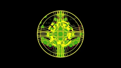 Hex Vector Tree Looping Animation | Stock Video | Pond5