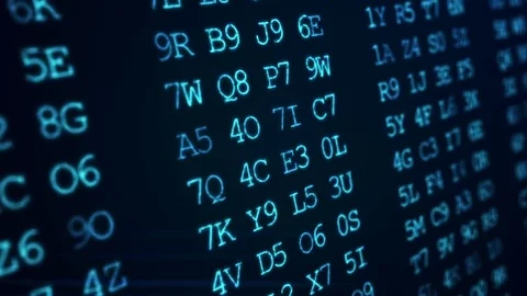 Hexadecimal Code Stock Video Footage | Royalty Free Hexadecimal Code ...