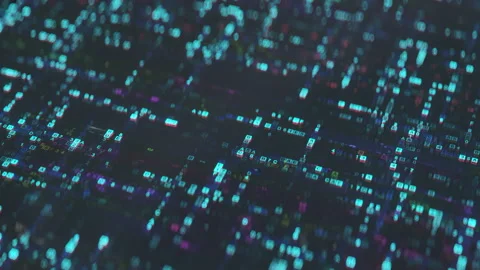 Hexadecimal code programming language se... | Stock Video | Pond5