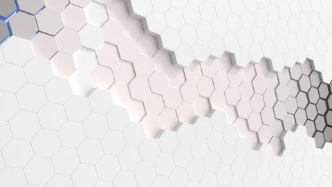 Hexagon background animation loop | Stock Video | Pond5