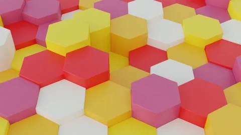 Hexagon Background Loop, Motion Graphics... | Stock Video | Pond5