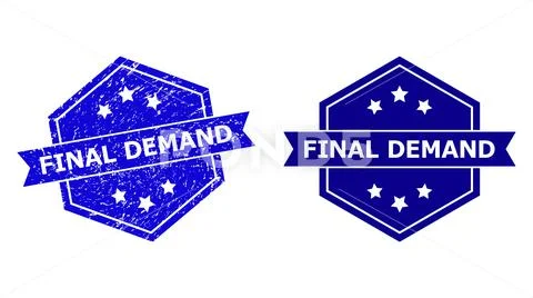Hexagon FINAL DEMAND Seal with Corroded Style and Clean Variant ...
