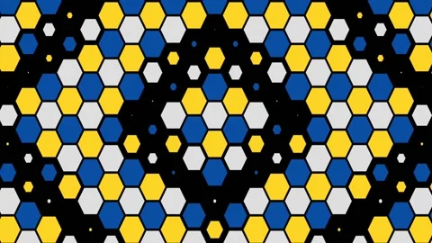 Hexagon Geometric Animated background | Stock Video | Pond5