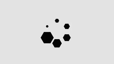 Hexagon loader icon. Interface for waiti... | Stock Video | Pond5