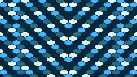 hexagon overflow animation background | Stock Video | Pond5