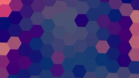 Hexagons Flickering Colors Background Lo... | Stock Video | Pond5