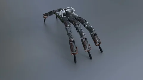 hexapod robot CGI animation | Stock Video | Pond5