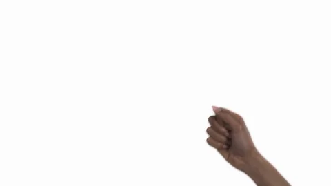 The Hey You hand sign. African female ha... | Stock Video | Pond5