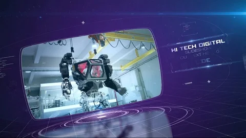 Hi Tech Digital Slideshow ~ After Effects Project #108039089