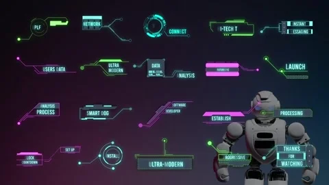 Hi-Tech HUD Titles for After Effects ~ After Effects #273765909